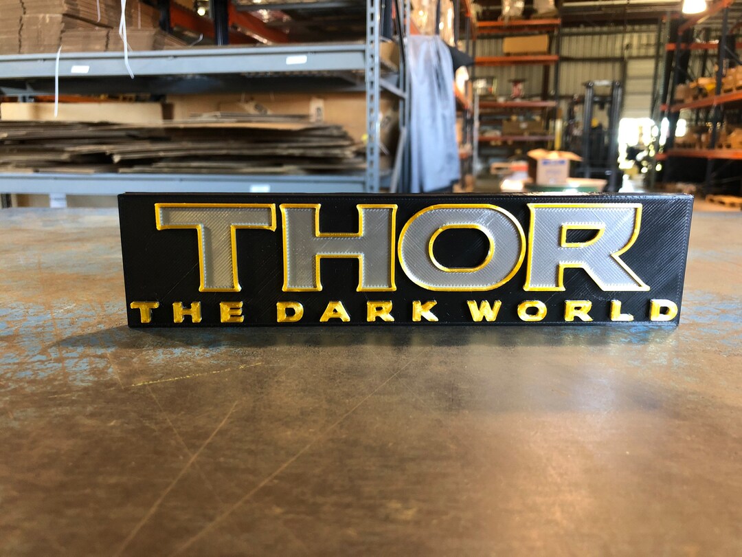 Thor Dark World Logo - Etsy
