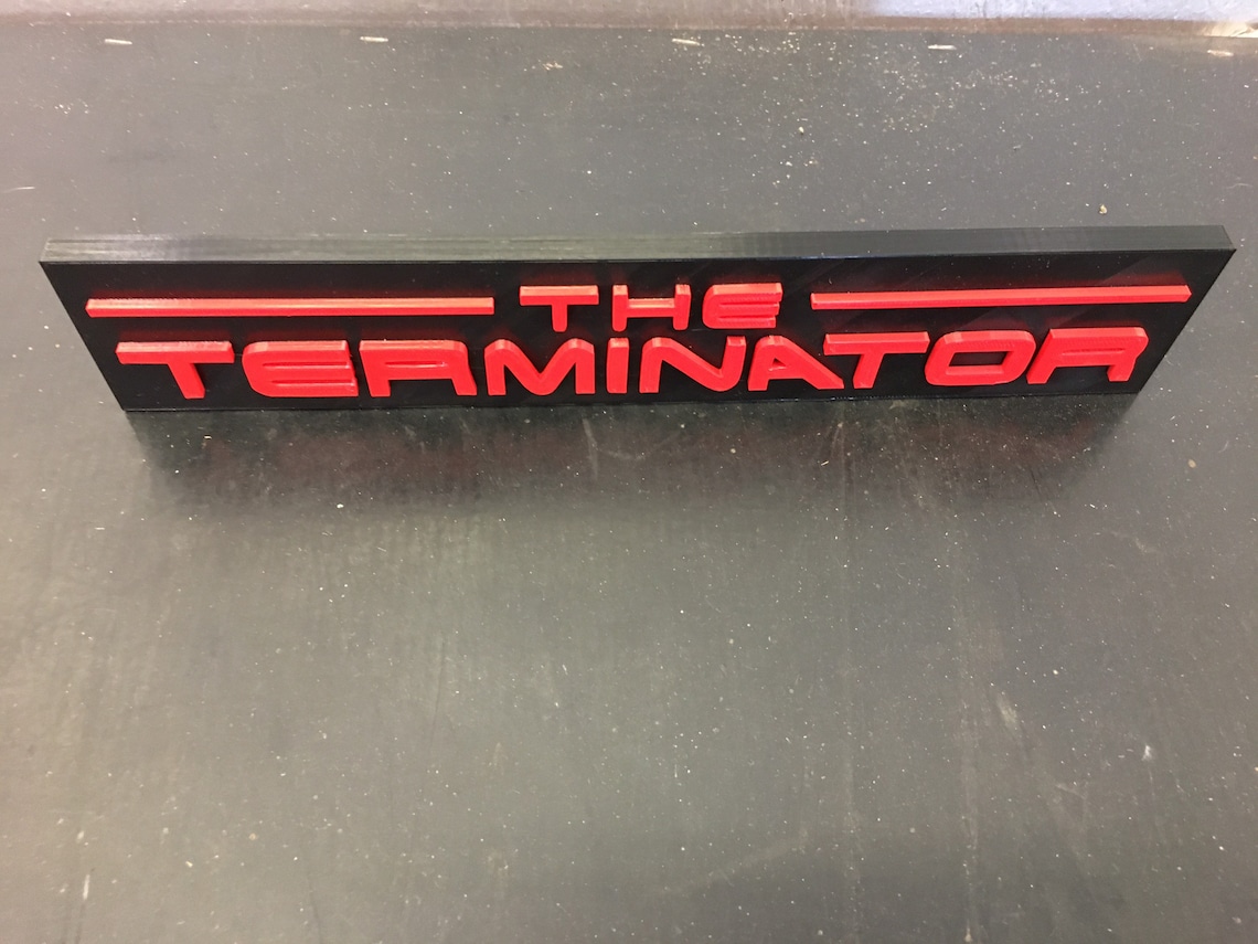 The Terminator Logo - Etsy