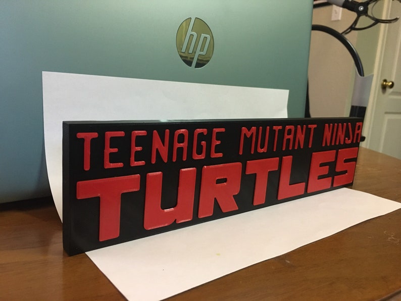 TMNT Comic Logo | Etsy