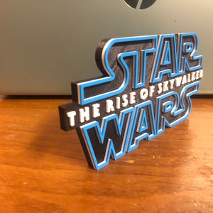 Star Wars the Rise of Skywalker Logo - Etsy