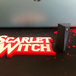 Scarlet Witch Logo/shelf Display - Etsy