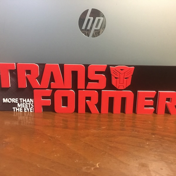 Transformers 3d Printed Logo - Etsy