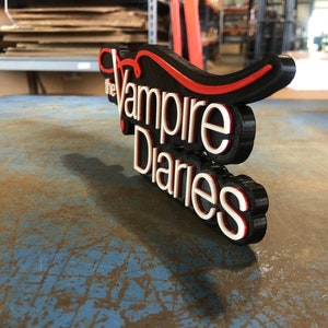 The Vampire Diaries Logo - Etsy