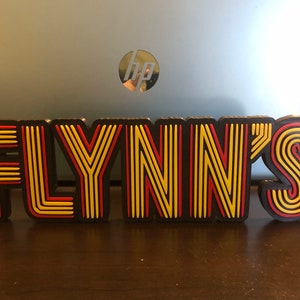 Flynn’s Arcade Logo/shelf Display - Etsy