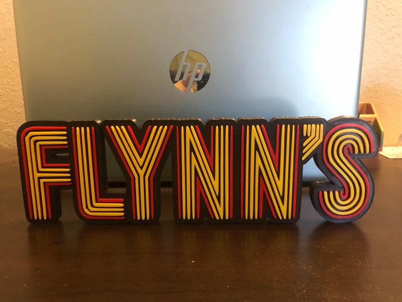 Flynn’s Arcade Logo/shelf Display - Etsy