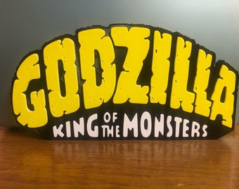 Godzilla Logo Print - Etsy