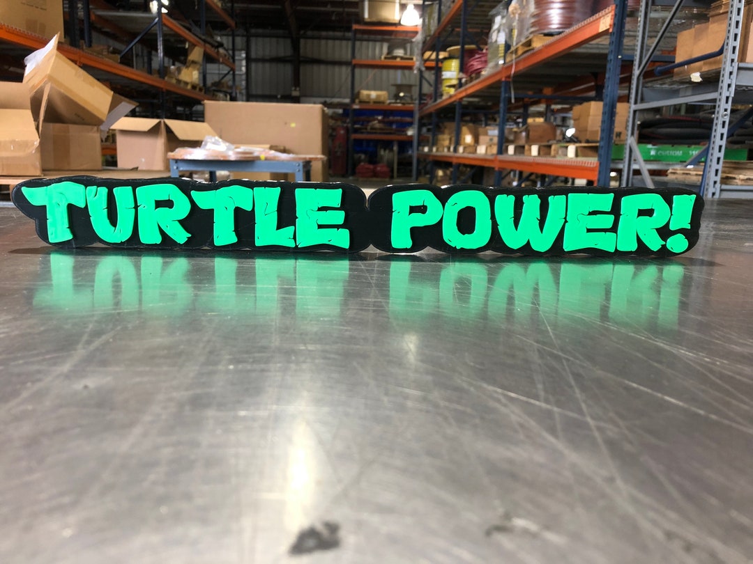 TMNT TURTLE POWER! Logo - Etsy