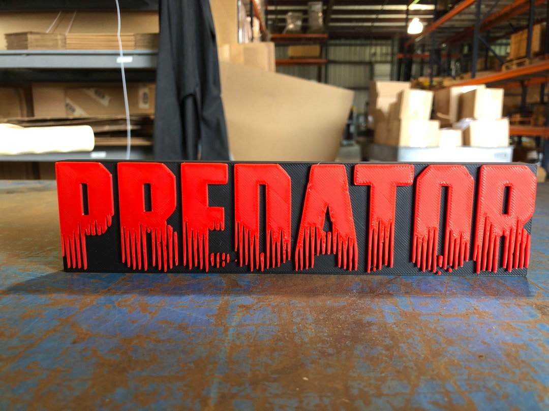 Predator Logo/ Shelf Display - Etsy