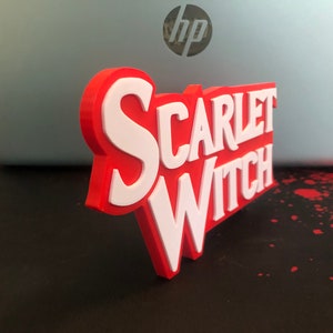Scarlet Witch Logo/shelf Display - Etsy