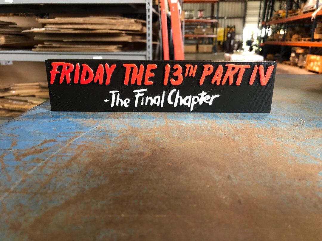 Friday the 13th Part IV - Etsy