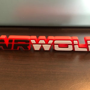 AIRWOLF Logo/shelf Display - Etsy