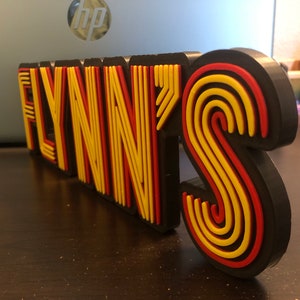Flynn’s Arcade Logo/shelf Display - Etsy
