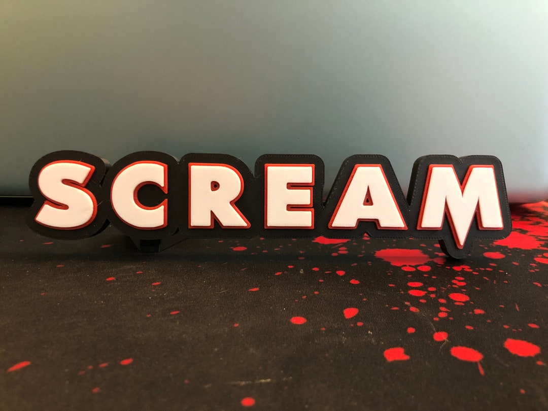 Scream Logo/shelf Display - Etsy
