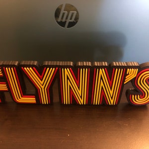 Flynn’s Arcade Logo/shelf Display - Etsy