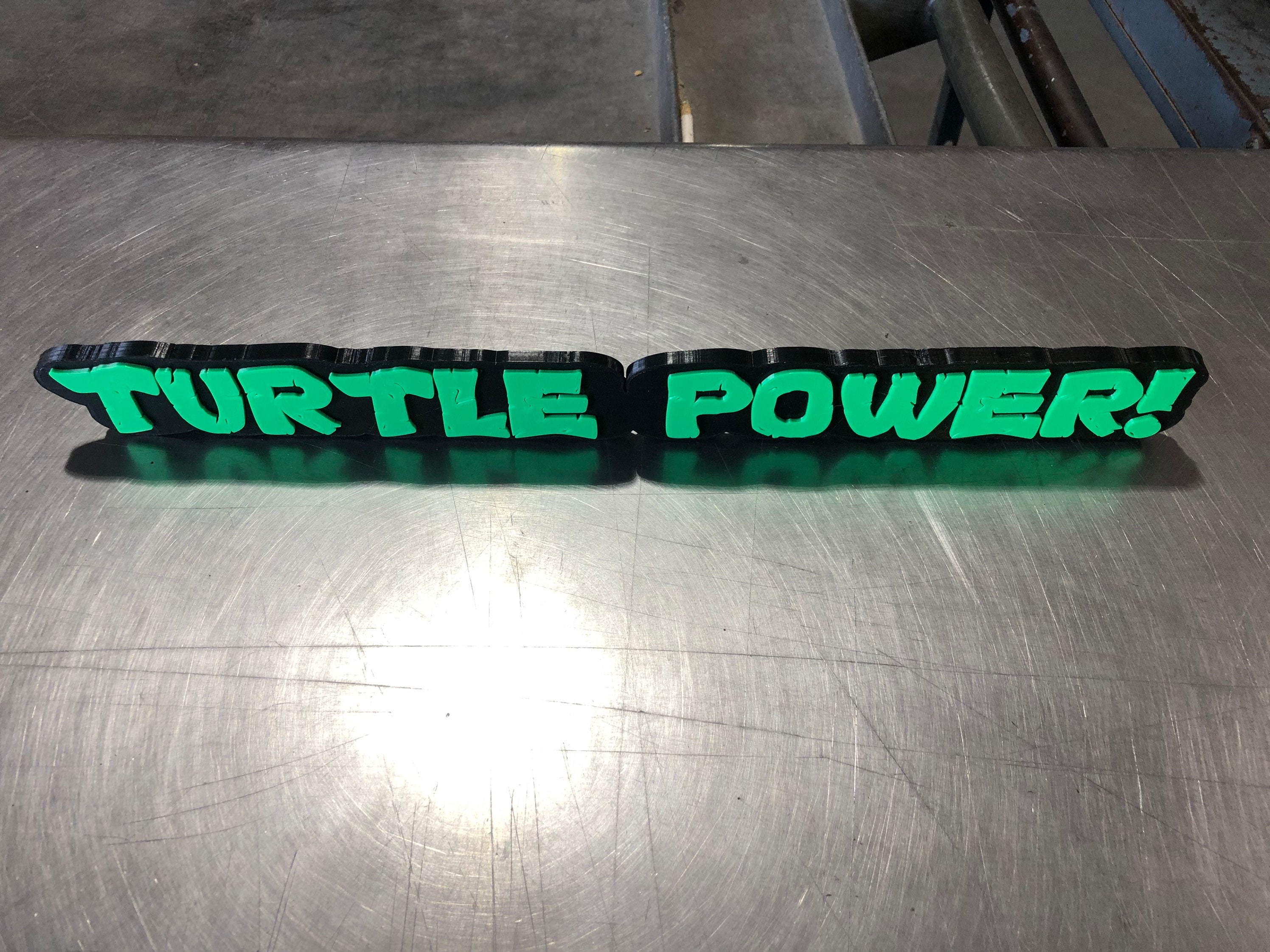 TMNT TURTLE POWER Logo - Etsy