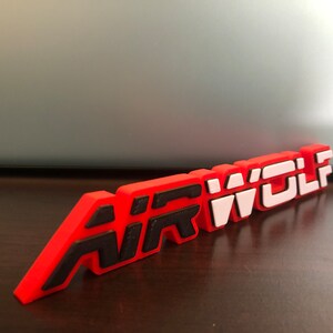 AIRWOLF Logo/shelf Display - Etsy