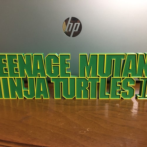 TMNT 2 Movie Logo - Etsy