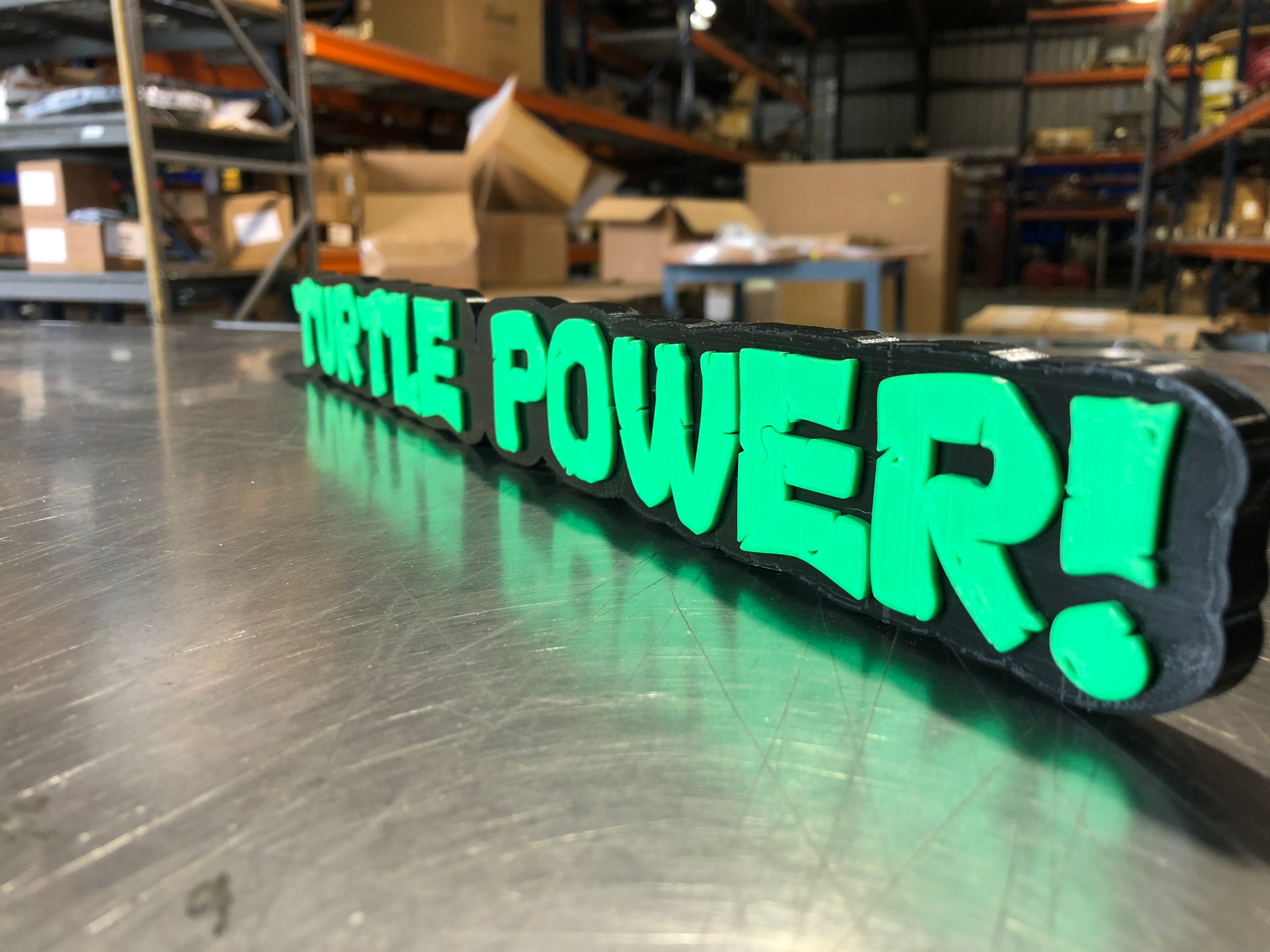 TMNT TURTLE POWER Logo - Etsy