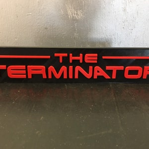 The Terminator Logo - Etsy