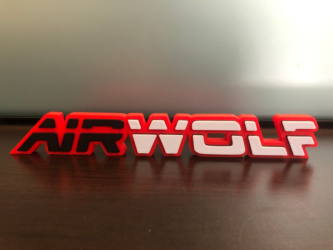 AIRWOLF Logo/shelf Display - Etsy