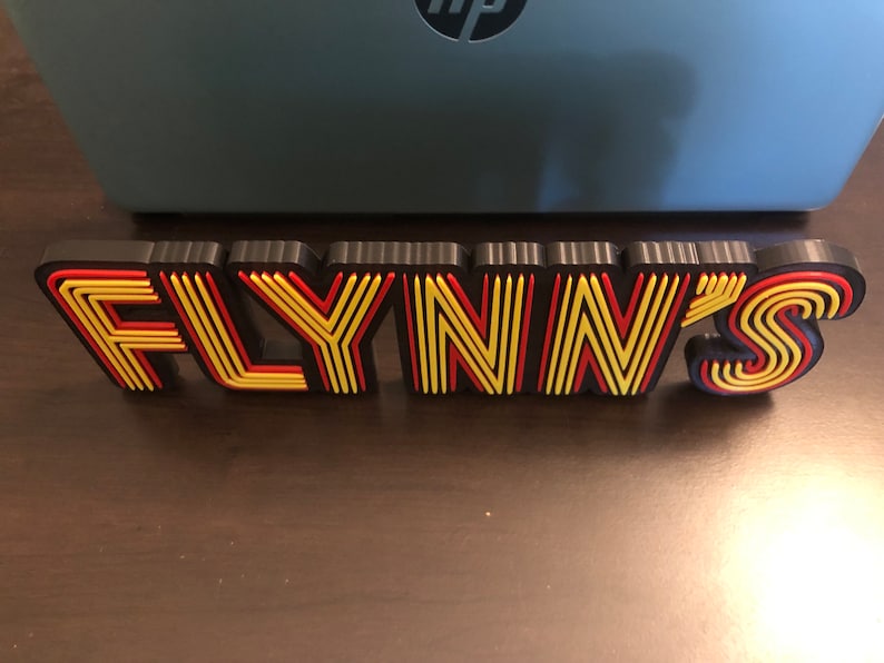 Flynn’s Arcade Logo/shelf Display - Etsy