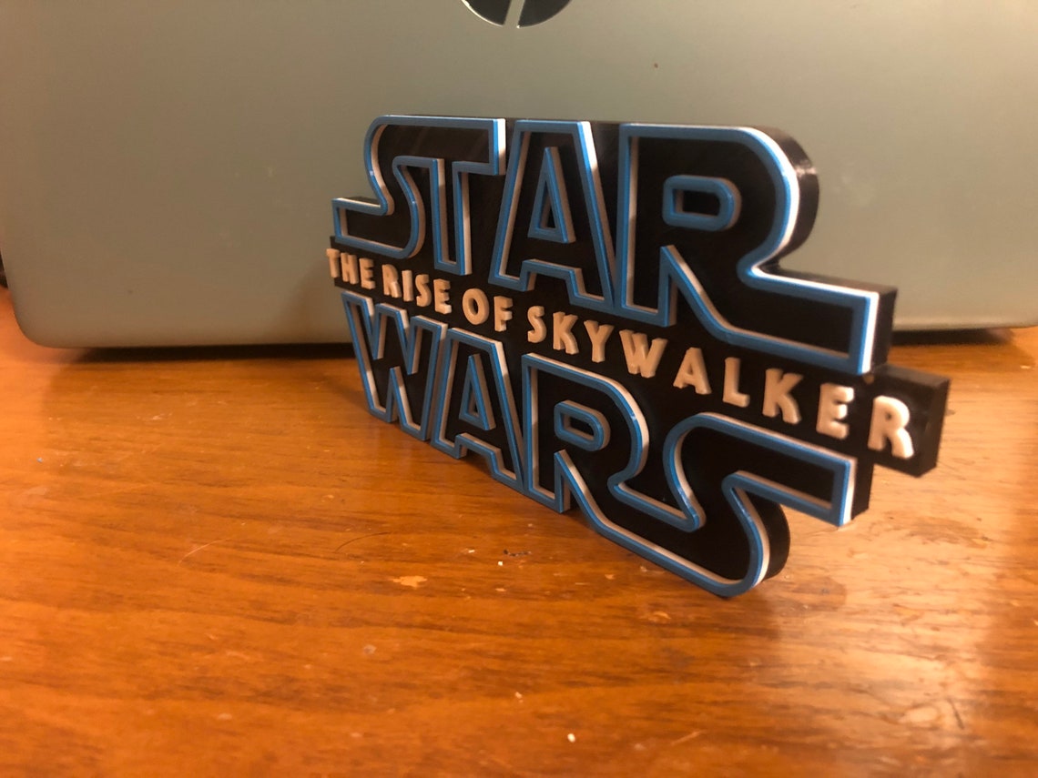 Star Wars the Rise of Skywalker Logo - Etsy