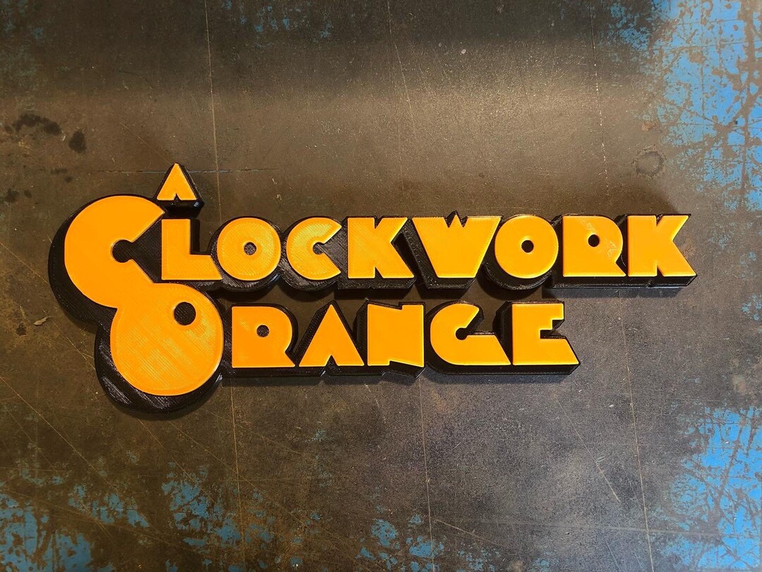 CLOCKWORK ORANGE Logo - Etsy