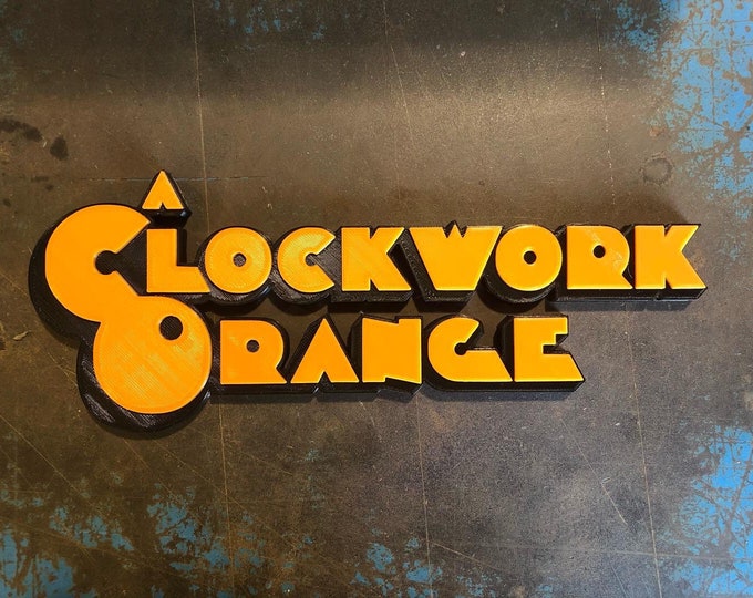 CLOCKWORK ORANGE Logo - Etsy