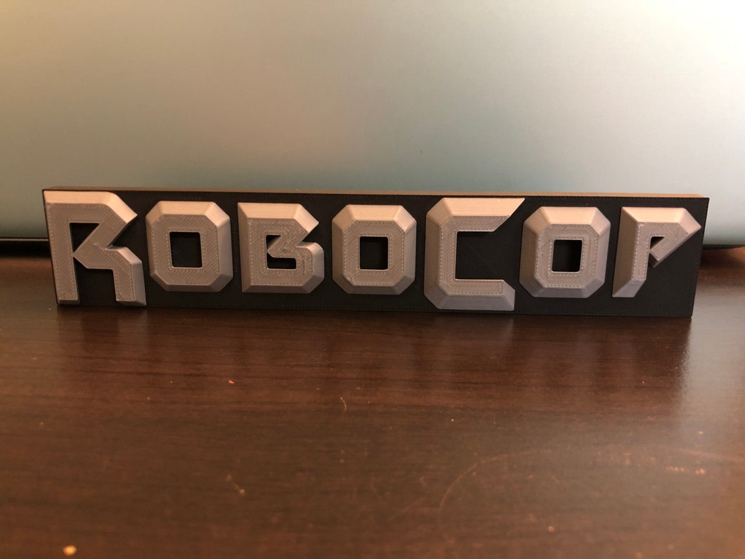 ROBOCOP Logo/shelf Display - Etsy