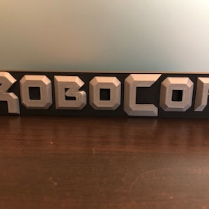 ROBOCOP Logo/shelf Display - Etsy