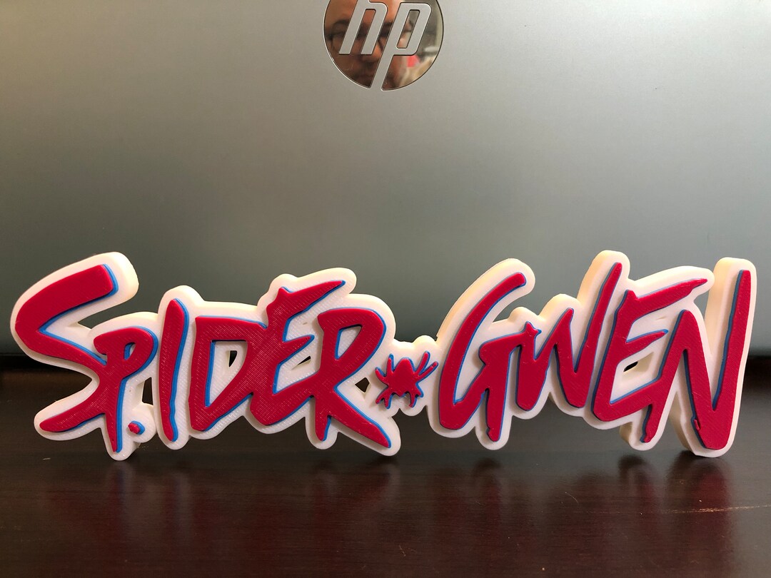 Spider-gwen Logo/shelf Display - Etsy