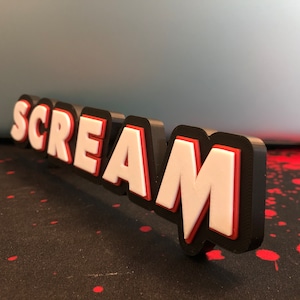 Scream Logo/shelf Display - Etsy