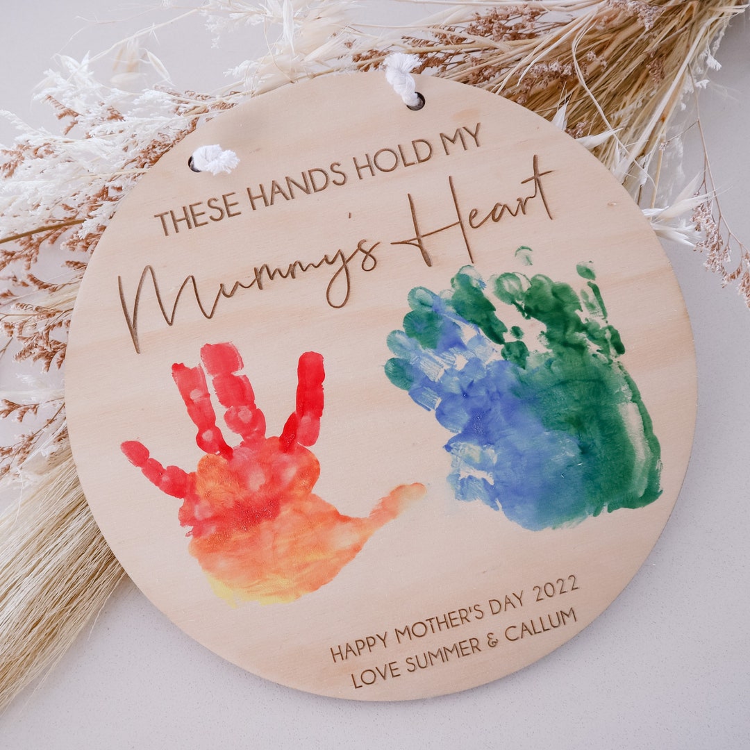 Hands Down Best Mummy Plaque Wooden Drawing Plaque - Etsy