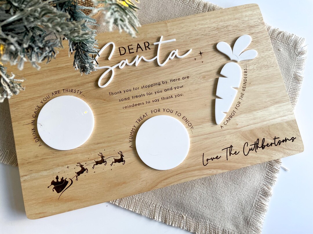 Santa Treat Board | Delux Santa Board | Christmas Eve Board | Santa ...