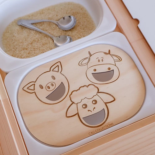 Ikea Trofast / Flisat Insert Shape Sort Sensory Play I - Etsy