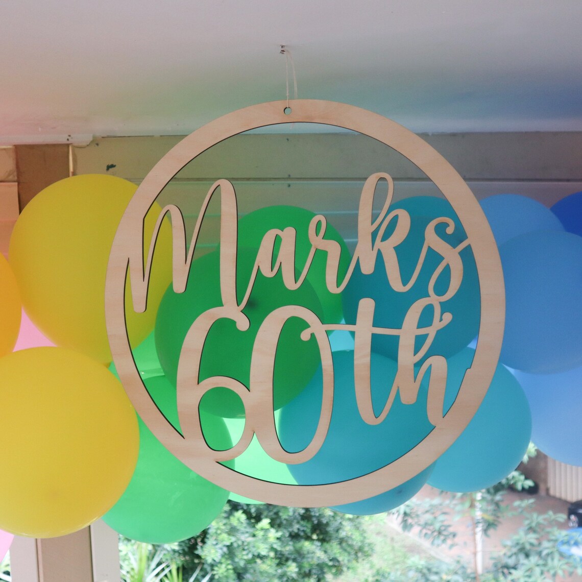 Happy Birthday Hoop Personalised Hoop - Etsy Australia