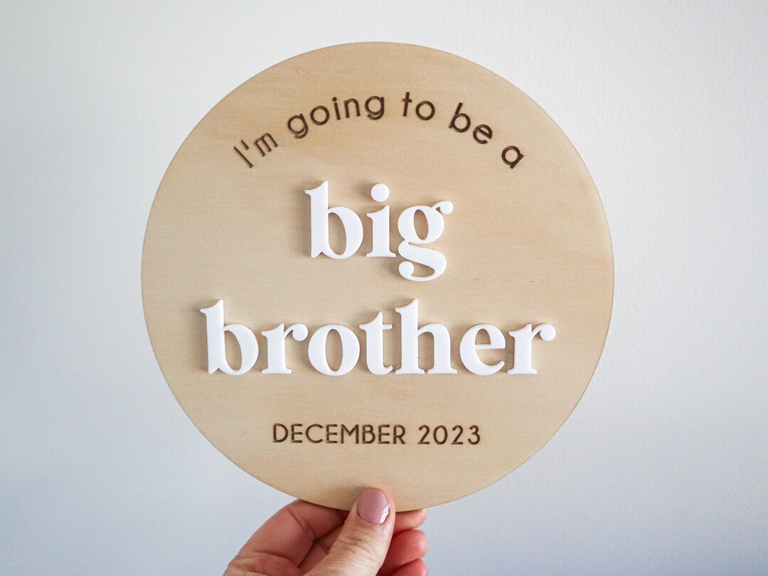 Big Brother Plaque | Big Sister Plaque | Pregnancy Announcement ...