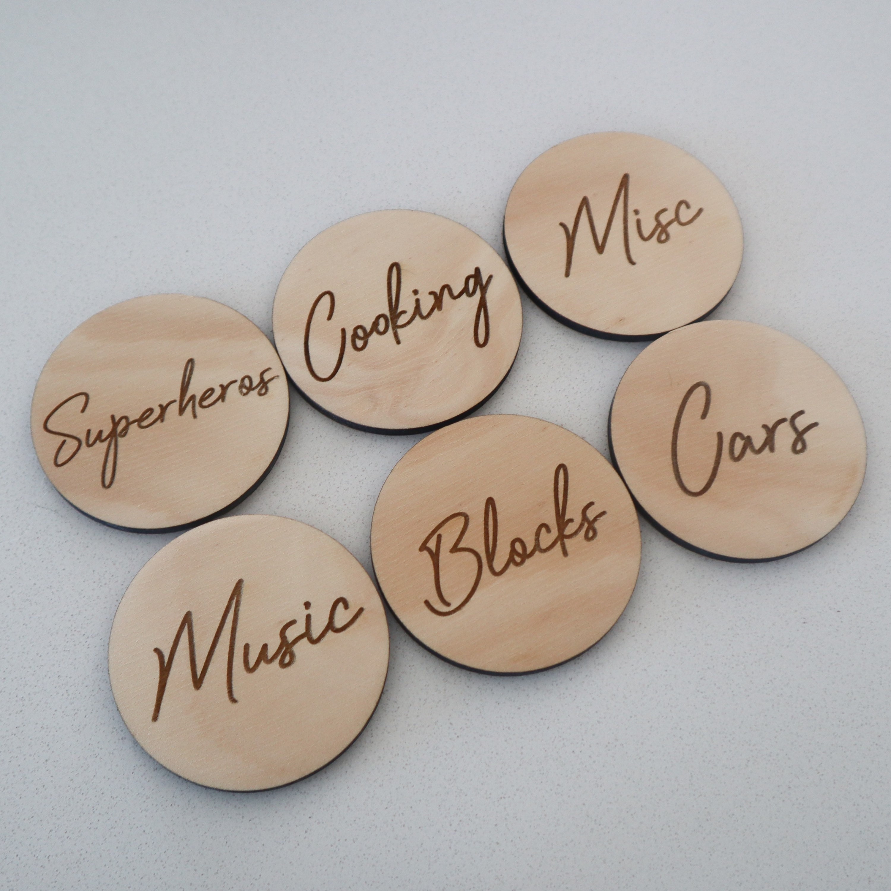Wooden Toy Labels Wooden Storage Labels Trofast Ikea - Etsy
