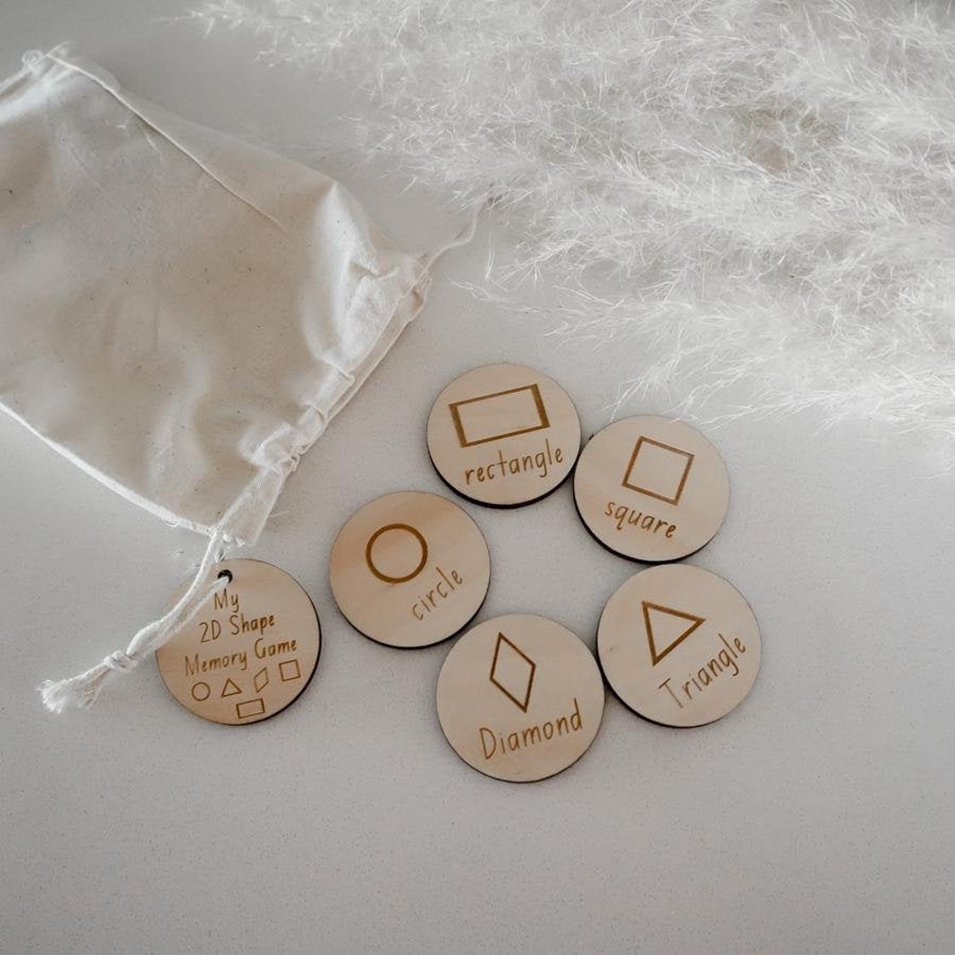 2D Shape Memory I Shape Game I Shape Memory I Match It I Montessori I ...