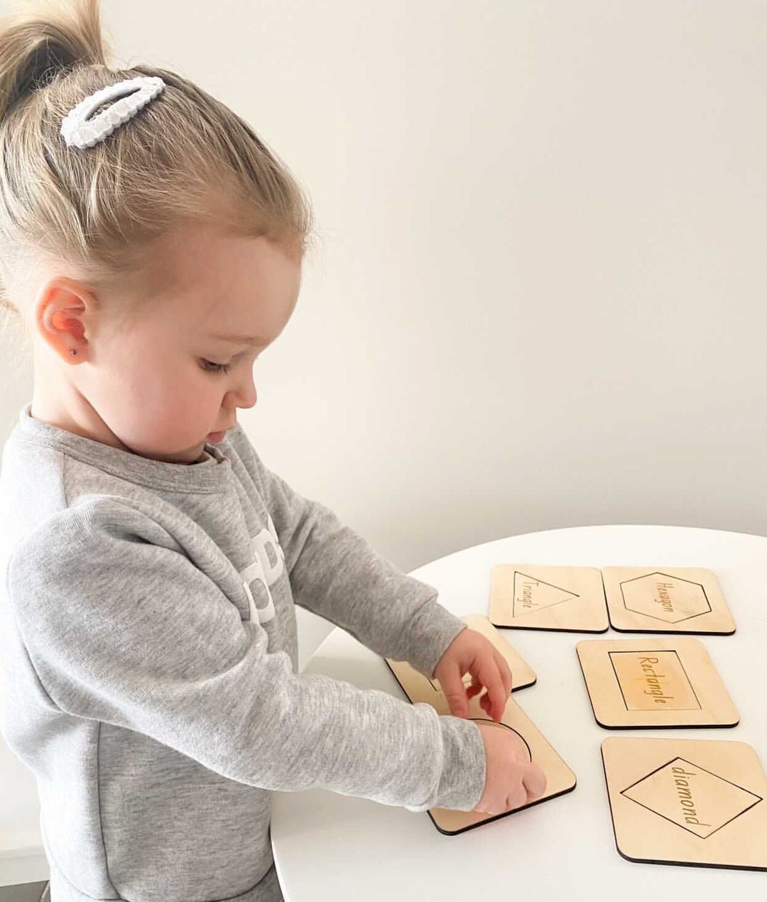 Wooden Shape Puzzle Shape Puzzle Shape Match up - Etsy