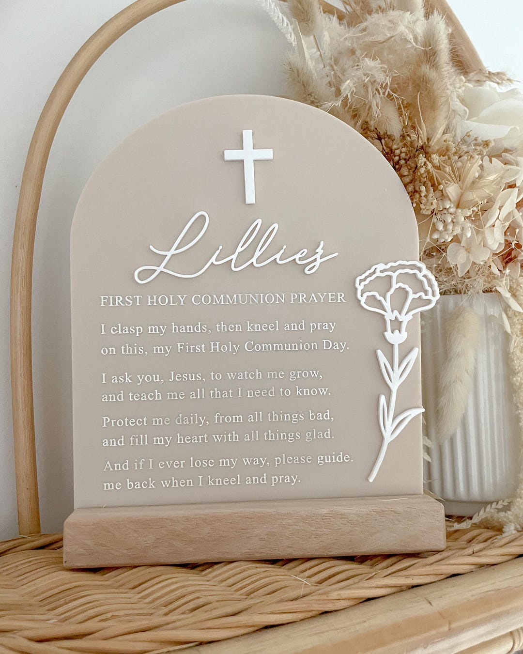 Holy Communion Gift | First Holy Communion Gift | Holy Communion Plaque ...