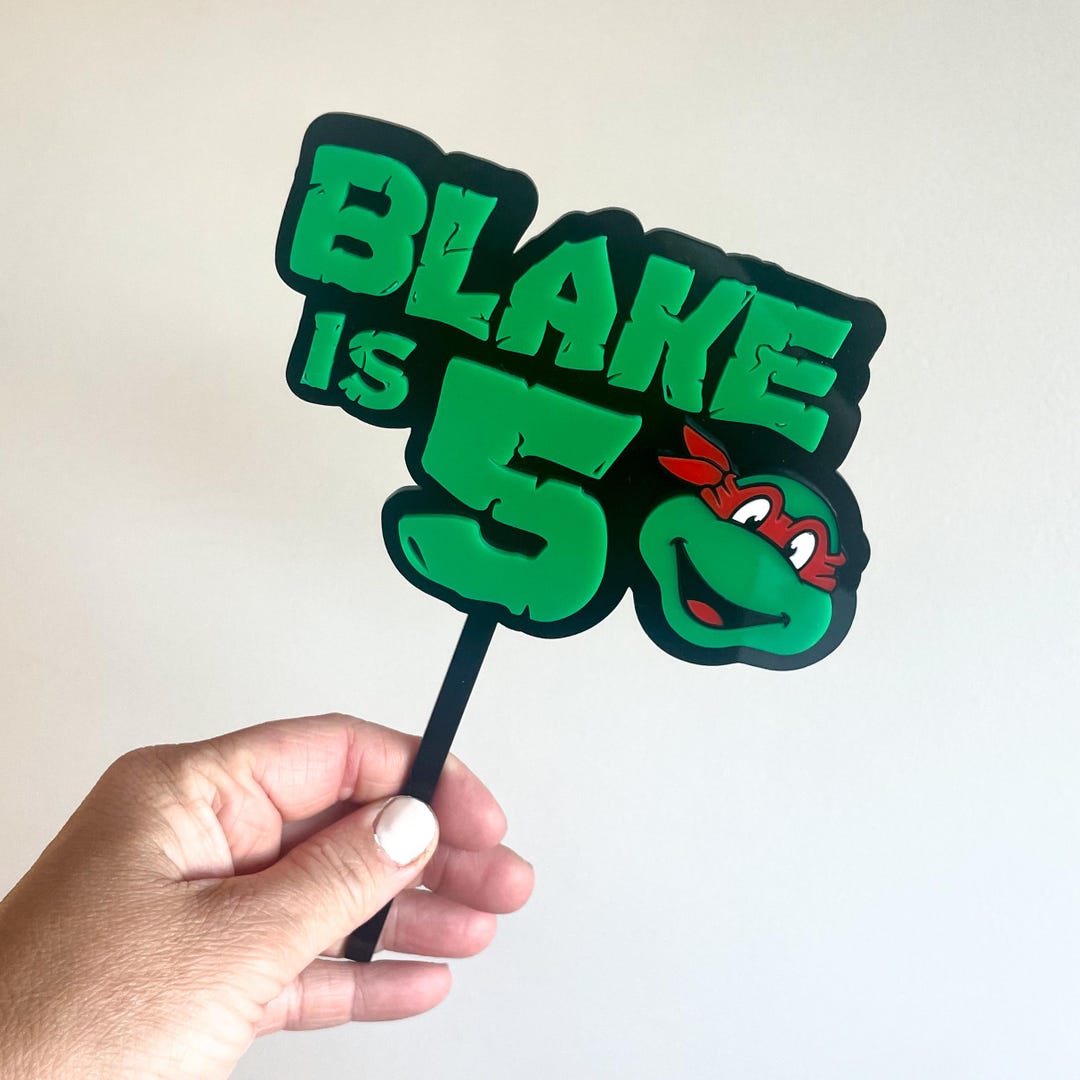 Ninja Turtles | Ninja Turtles Cake Topper | Raphael Ninja Turtles ...