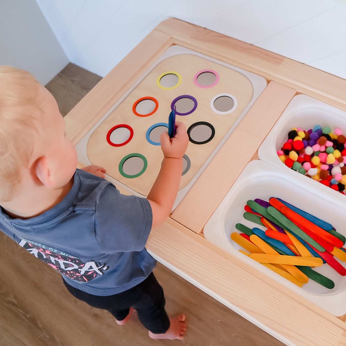 Ikea Trofast / Flisat Insert Colour Sorting Number Match - Etsy Australia