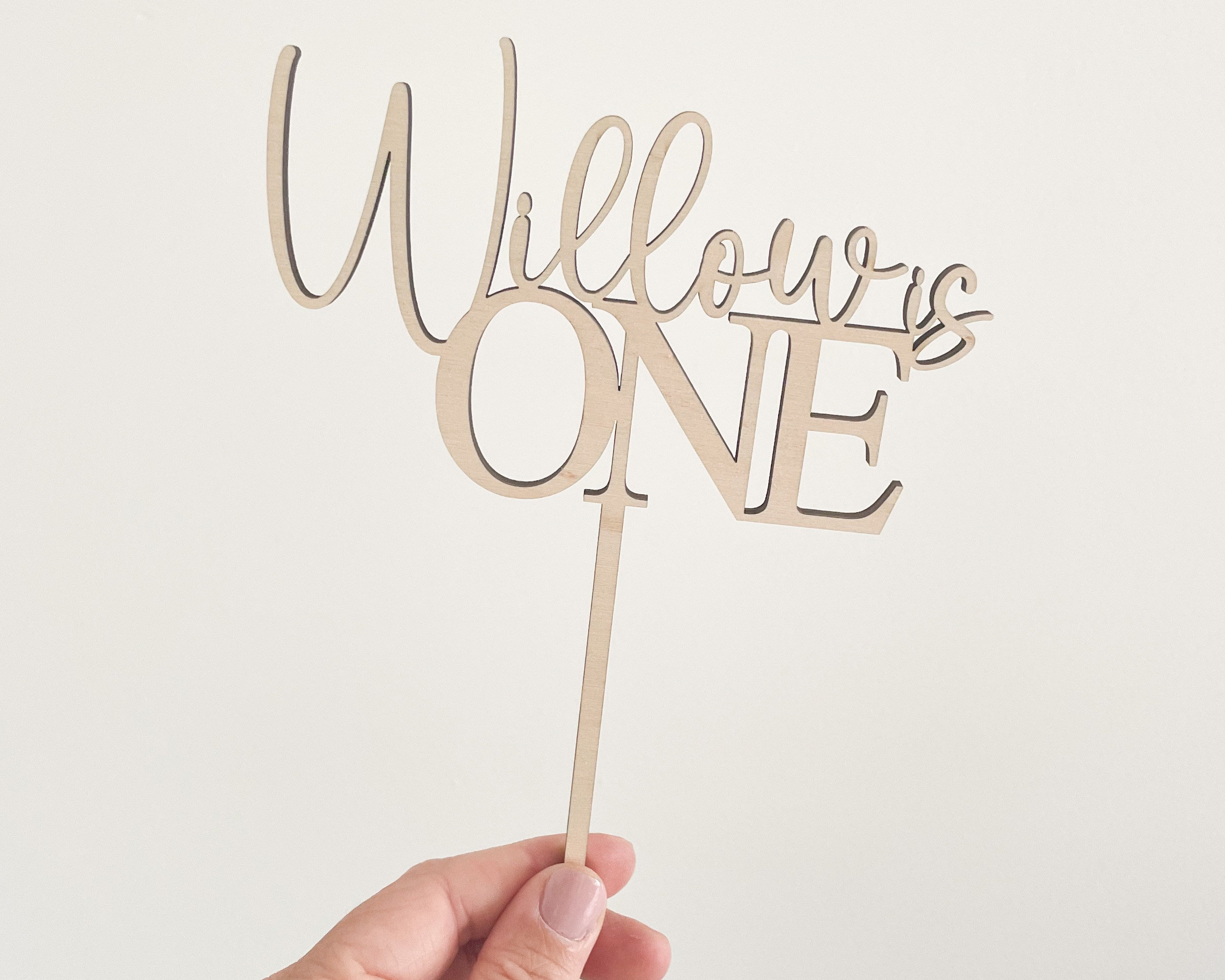 Personalised Cake Topper| ‘is ONE 'cake Topper| Cake Topper | Birthday ...