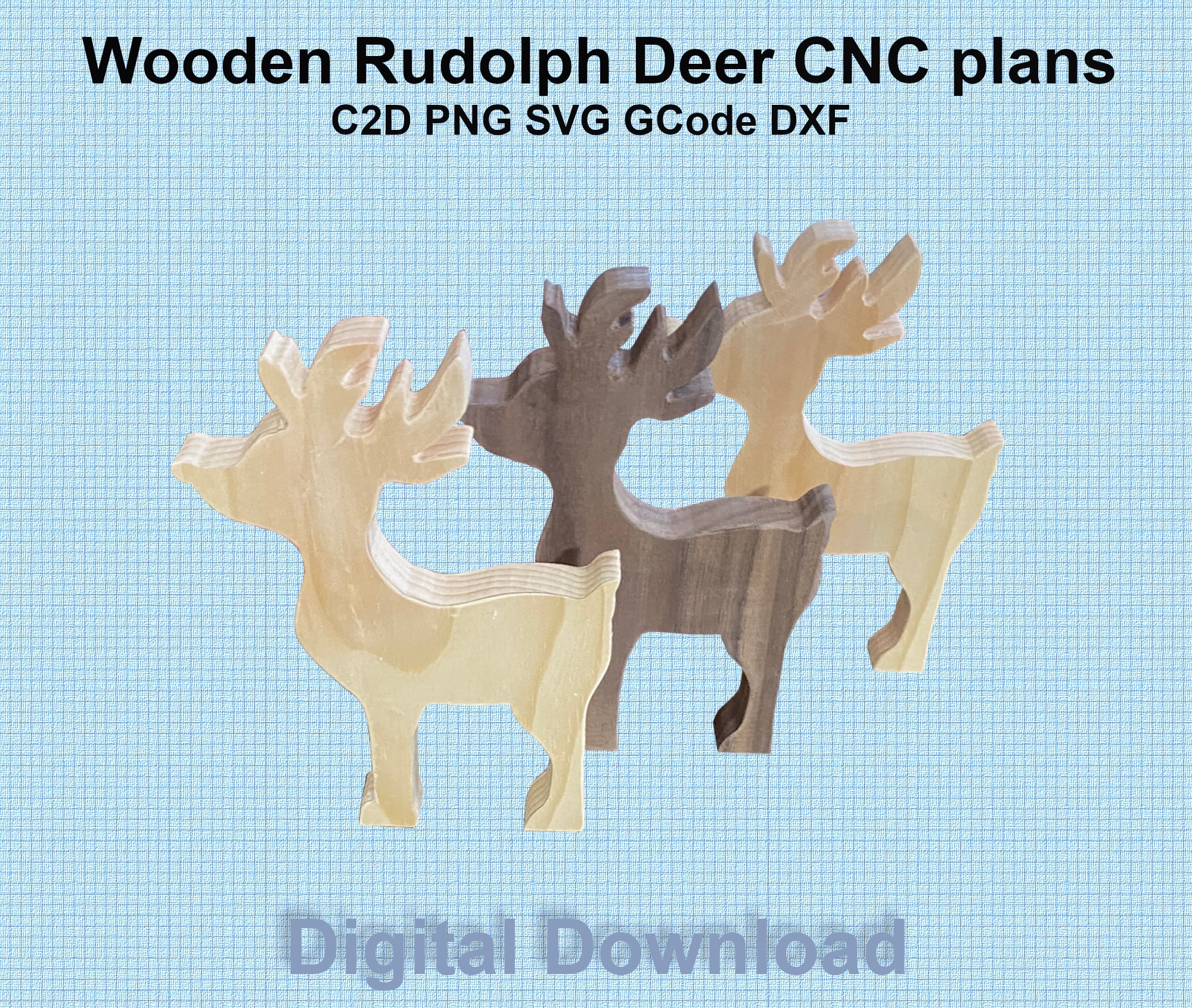 Deer Cnc Plan - Etsy