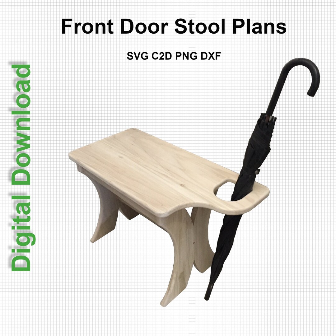 CNC Plan for Front Door Stool - Etsy