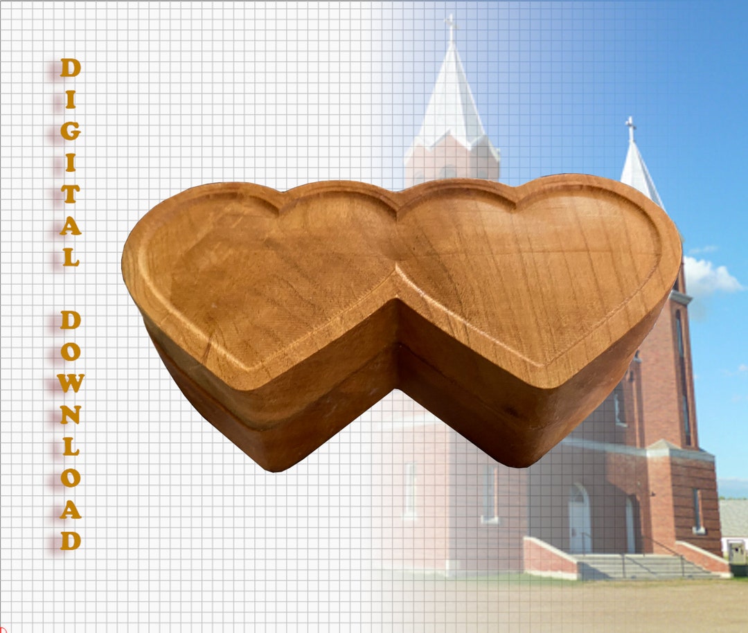 CNC Plan for Wedding Ring Heart Box - Etsy
