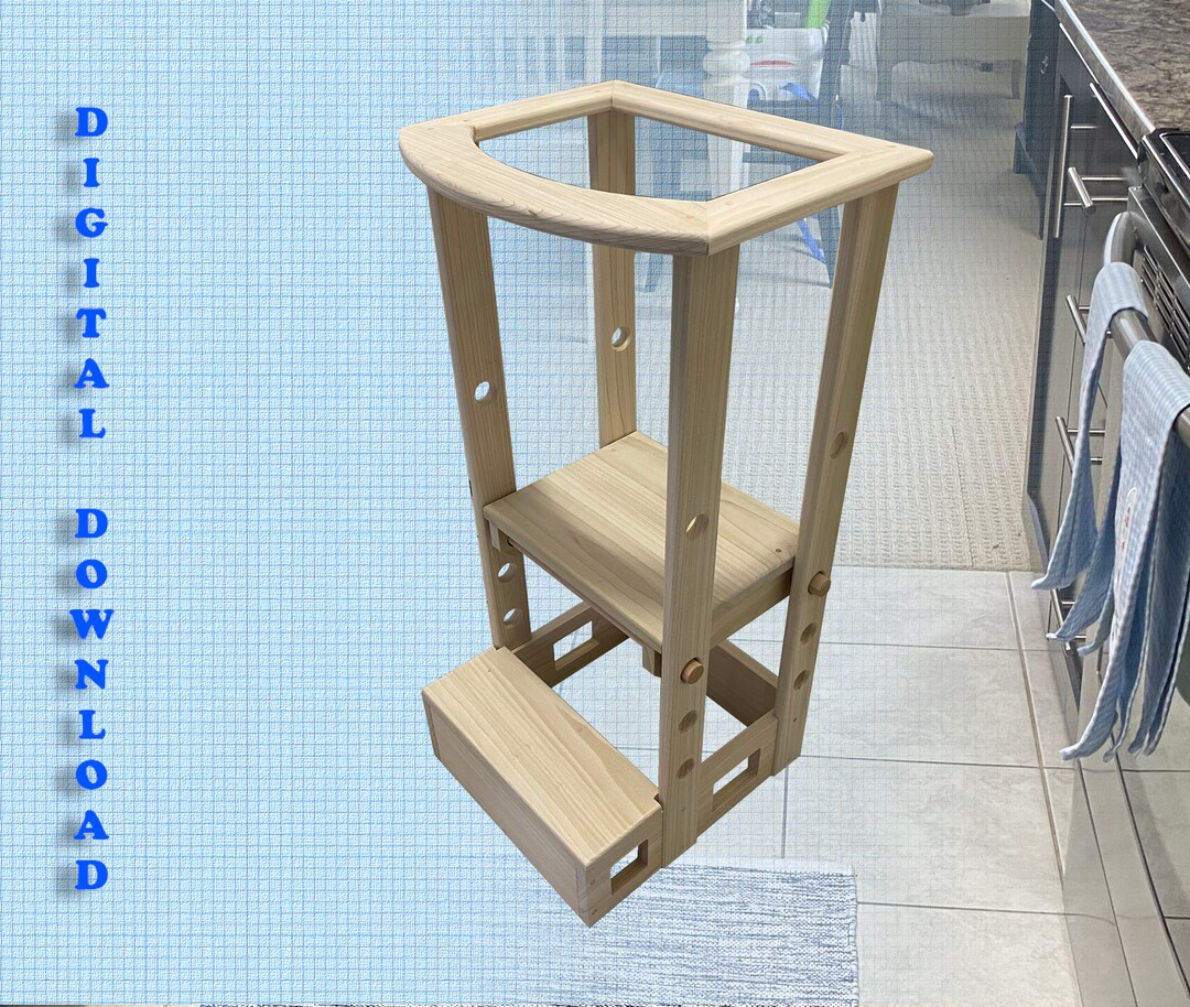 Learning Tower Plans to Build This Stylish and Sturdy Adjustable ...