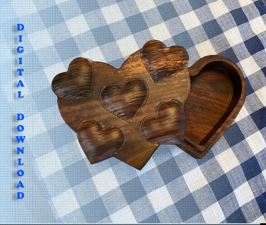 Hearts Box Cnc Project Plan - Etsy