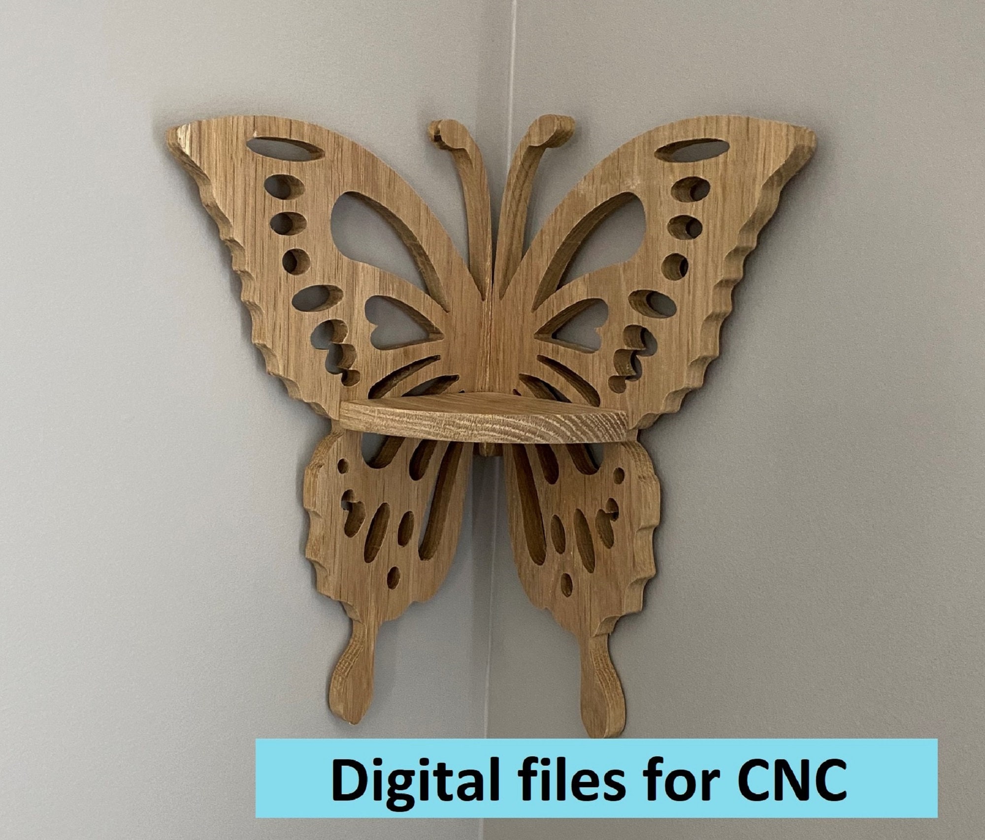 CNC Plan for a Butterfly Corner Shelf - Etsy